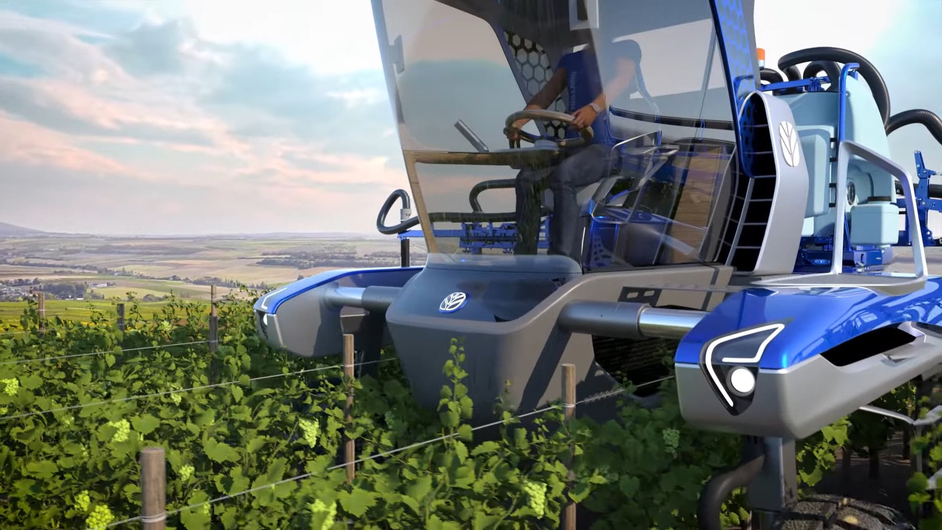 Pininfarina and New Holland showed a unique electric tractor for ...